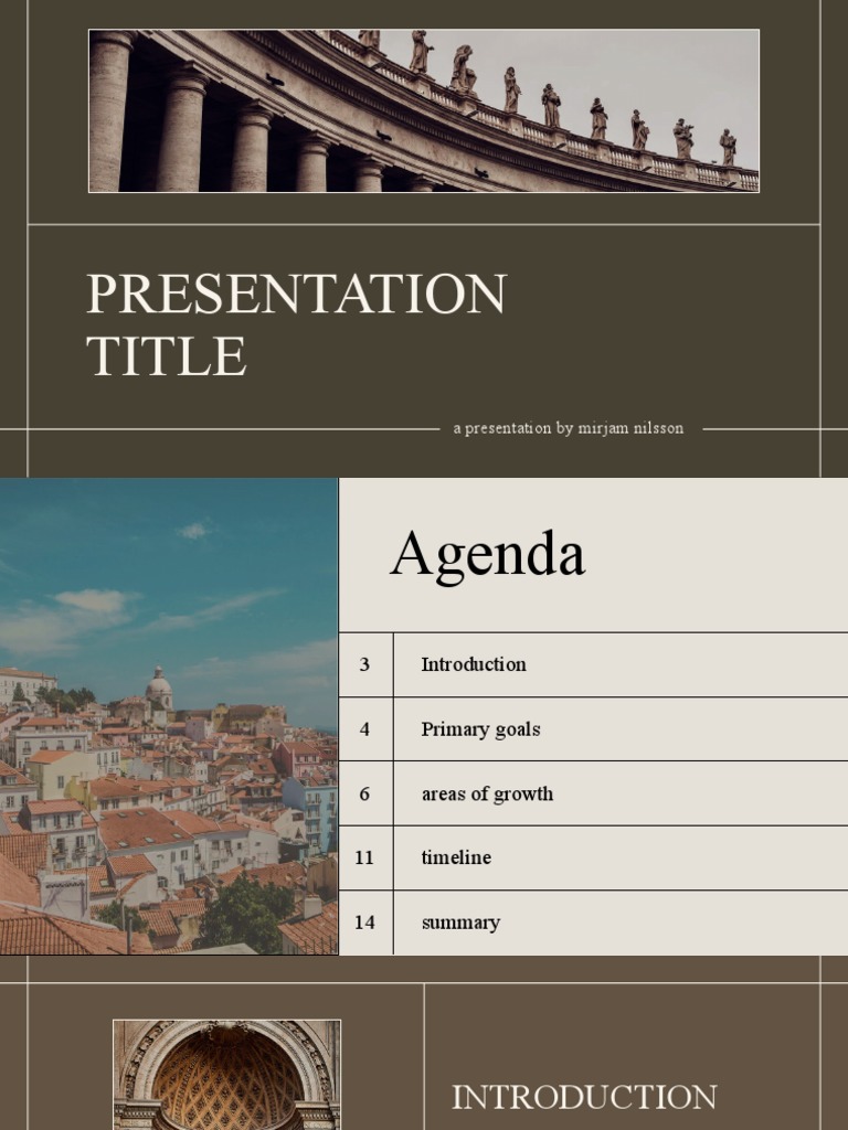 Mirjam Nilsson's Contoso Presentation | PDF