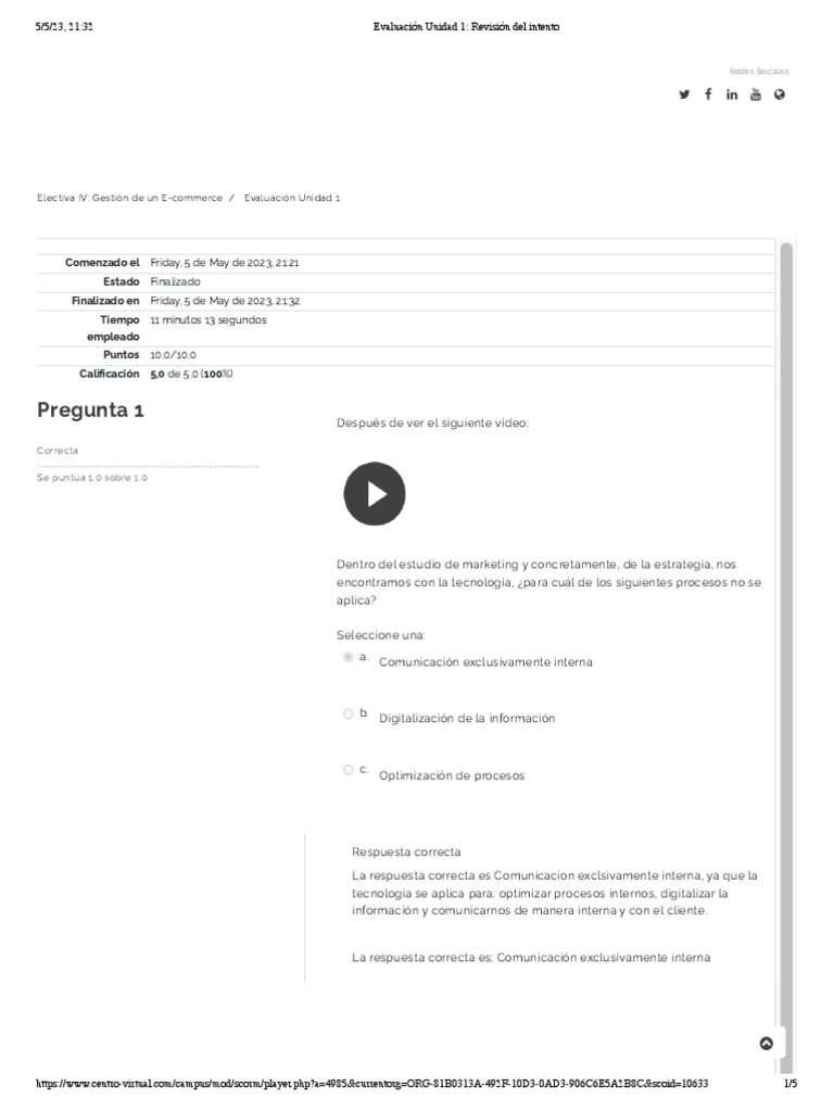 Evaluacion Unidad 1 - Logística y Medios de Pago Software de Gestión - ERP y CRM | PDF