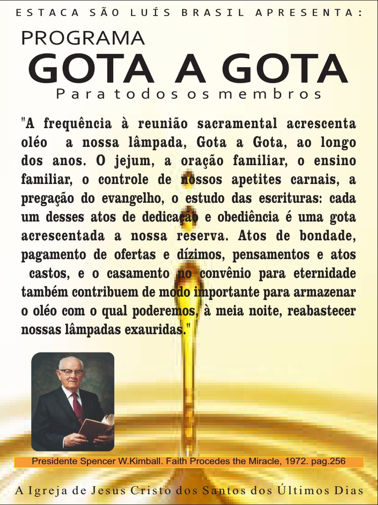 Programa "Gota a Gota | PDF