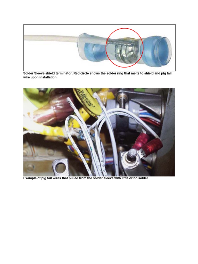 Solder Sleeve Shield Terminator Guide | PDF