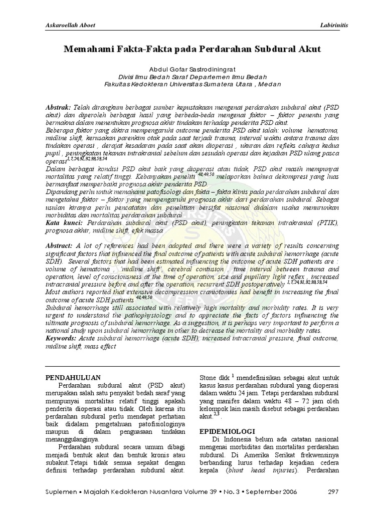 Perdarahan Intrakranial PDF | PDF