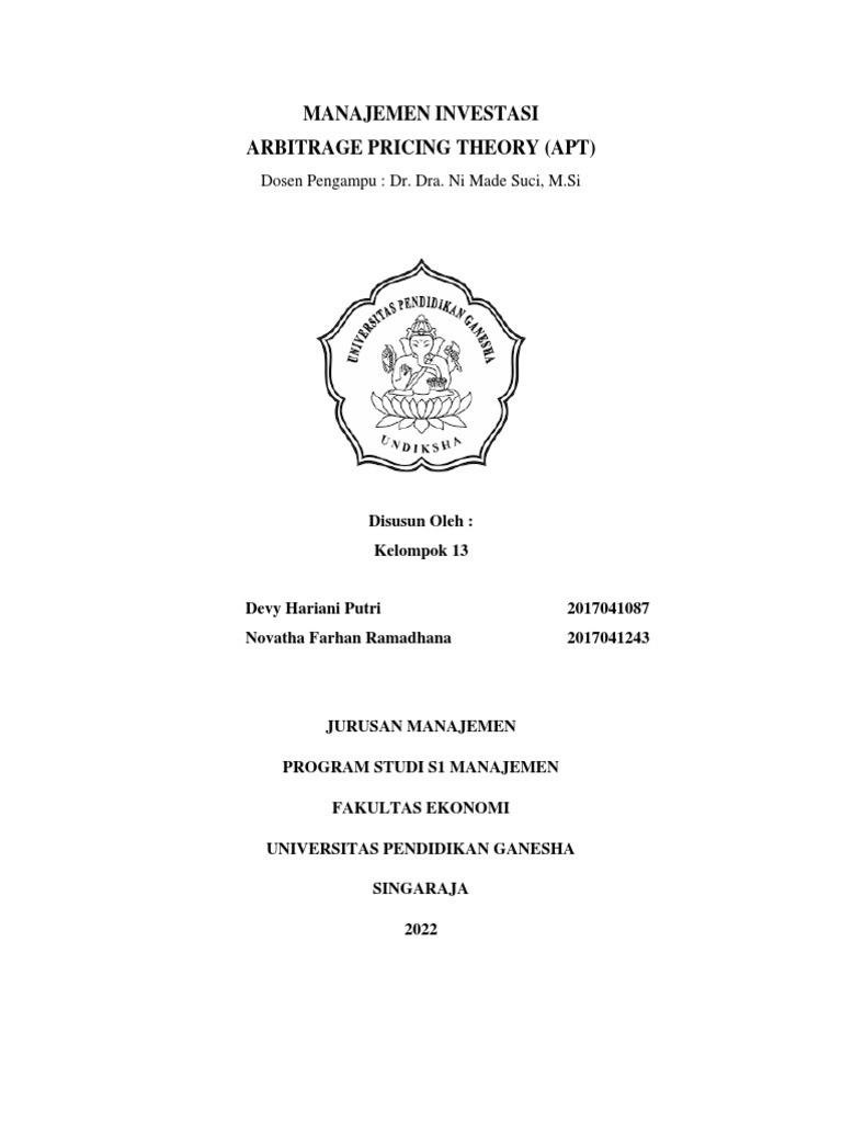 Teori APT untuk Mahasiswa Manajemen | PDF | Komputer