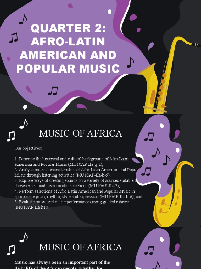 Mapeh Music of Africa Q2 | PDF