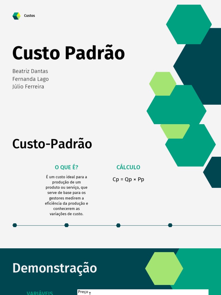 Custo Padrão: Guia para Gestores | PDF | Negócios