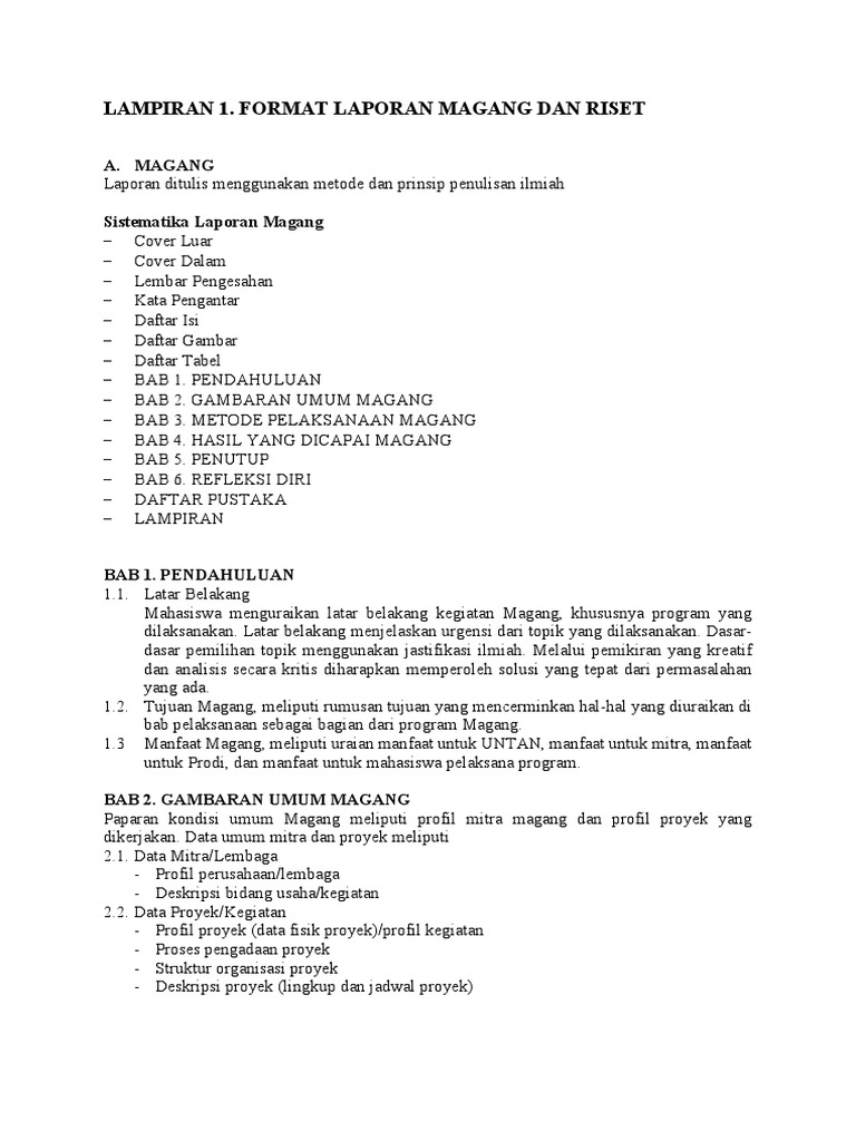 Lampiran MBKM Magang-2023 | PDF | Karier & Perkembangan