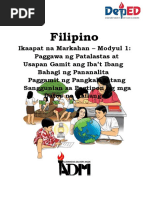 Metapora o Pagwawangis | PDF