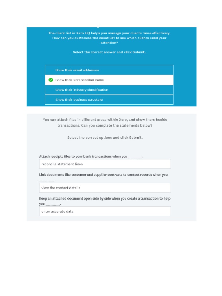 Pass The Xero Certification Exam With This Sample Question and Answer | PDF