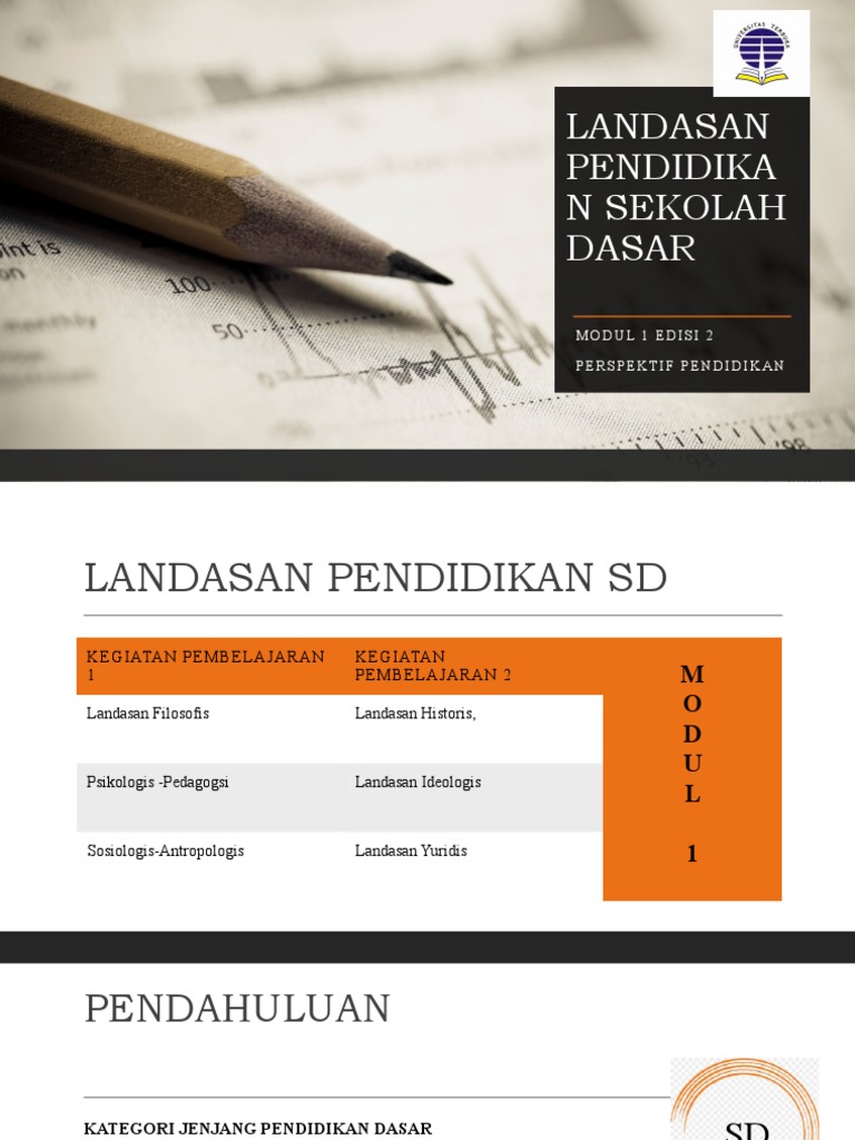TUTORIAL 1 Perspektif Pendidikan SD LANDASAN PENDIDIKAN SEKOLAH DASAR | PDF