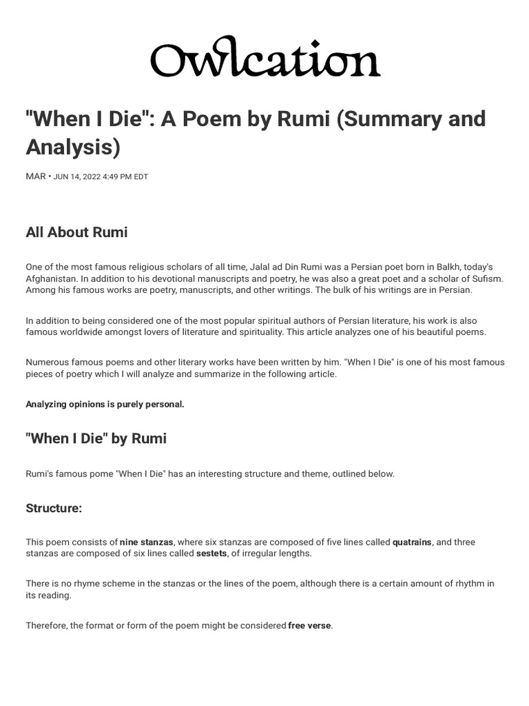 To His Coy Mistress by Andrew Marvell(Poemanalysis.com) | PDF