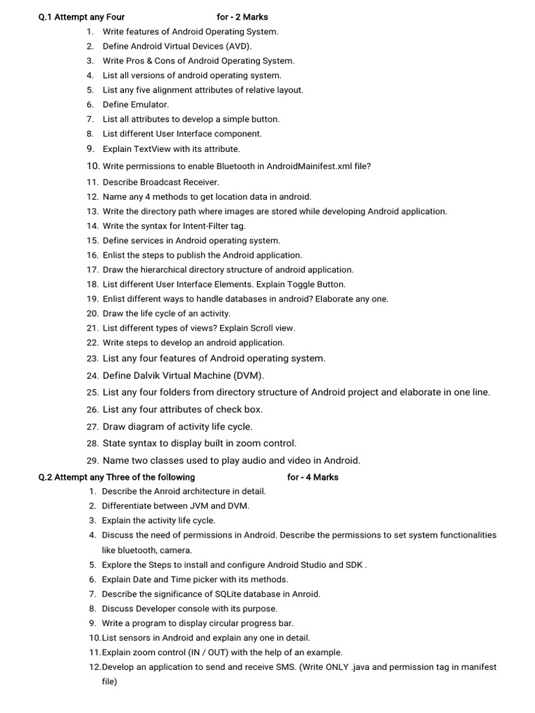 Mobile Application Development | PDF | Android (Operating System) | Databases