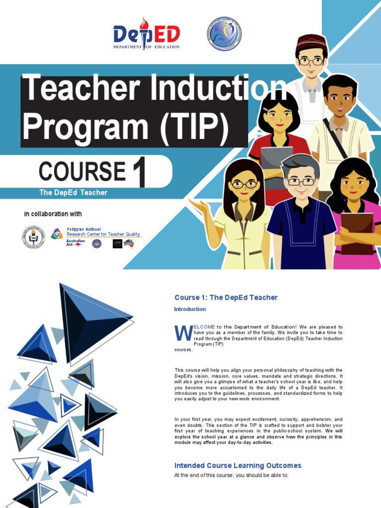 DepEd Teacher Induction Program Overview | PDF | Teachers | Learning