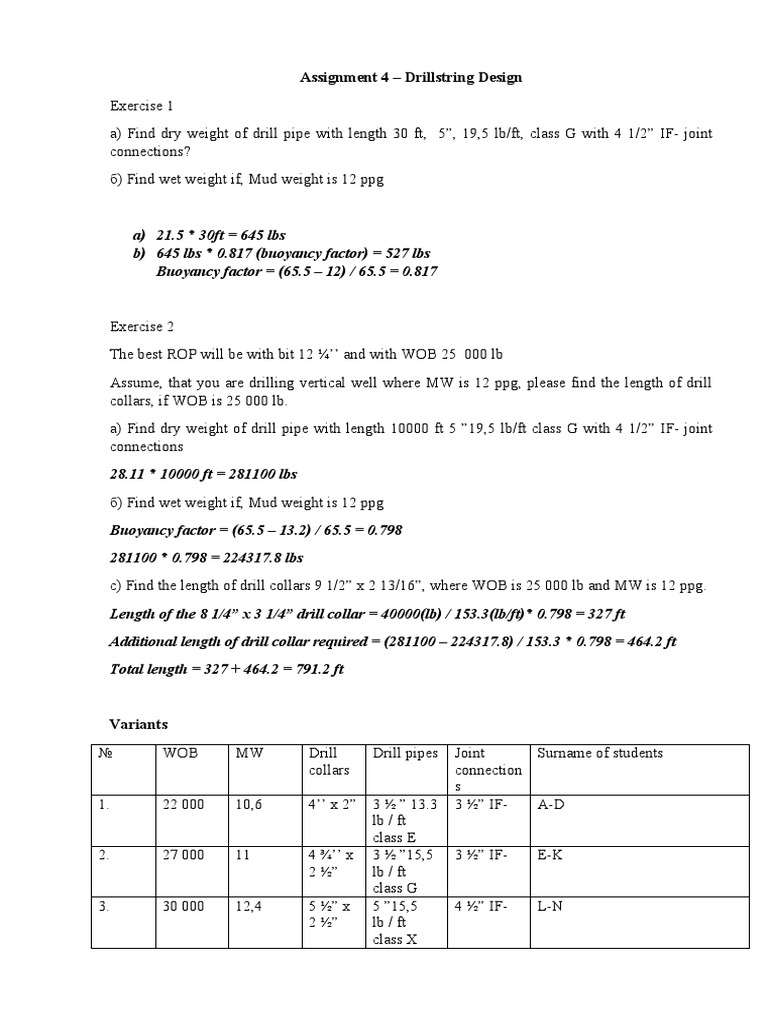 Drilling Assignment 4_Bexultan.docx | PDF