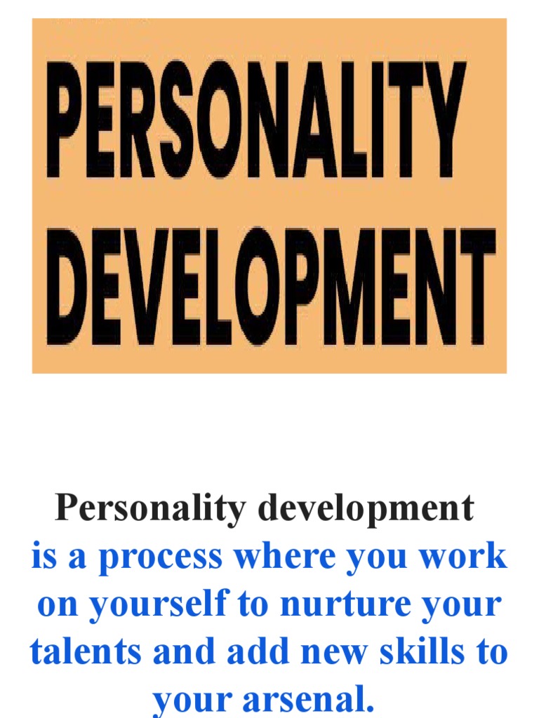 Personality Development | PDF | Career & Growth | Self-Improvement