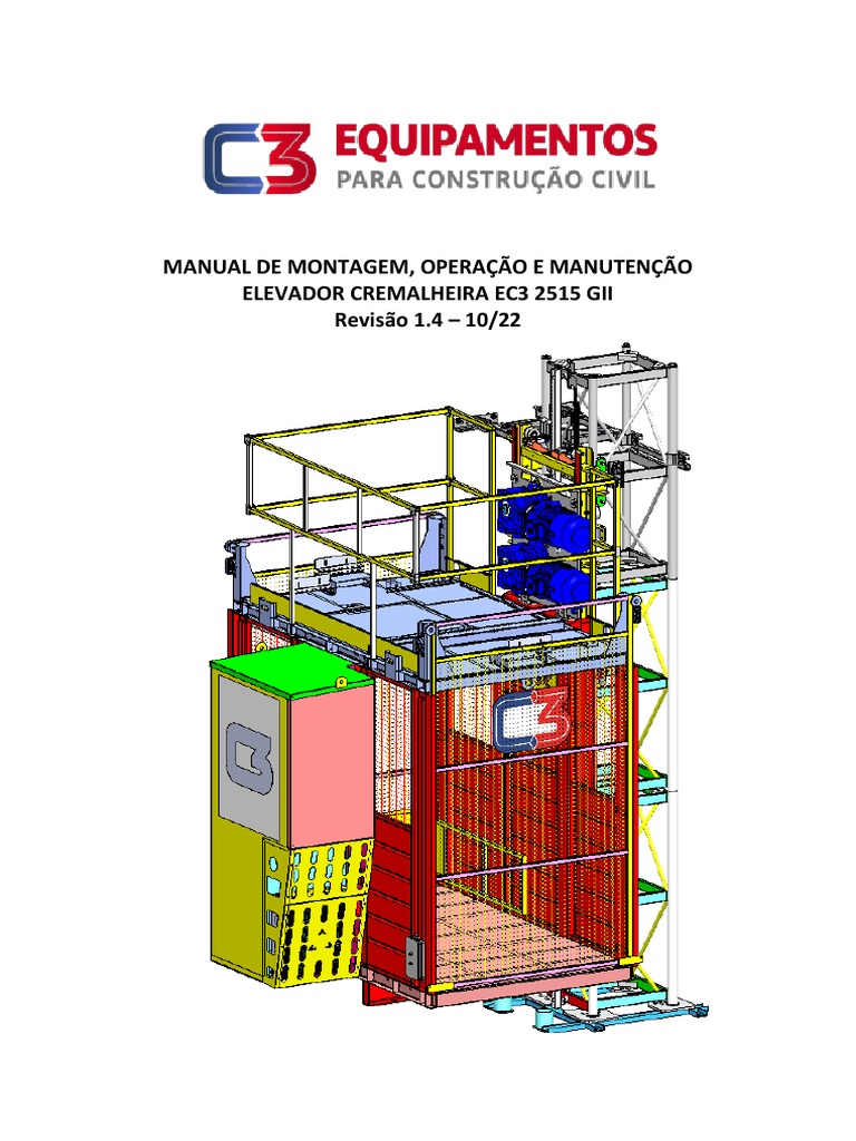 Manual Elevador EC3 - 102022 - 2515 | PDF