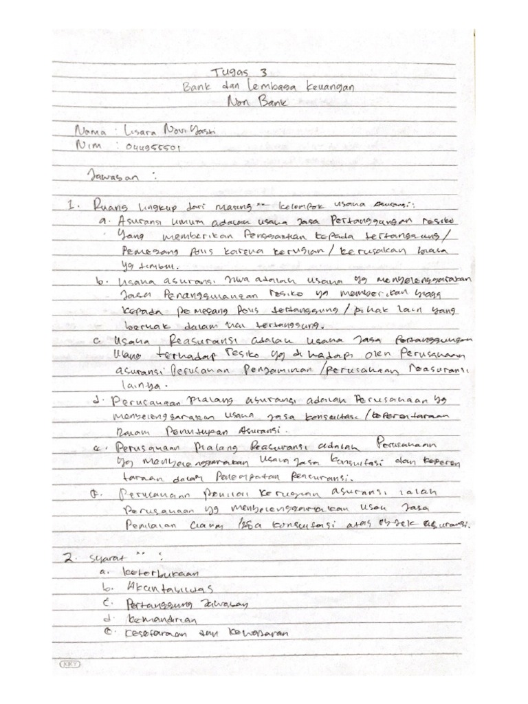 Tugas 3 Bank DN Lembaga Keuangan Non Bank | PDF