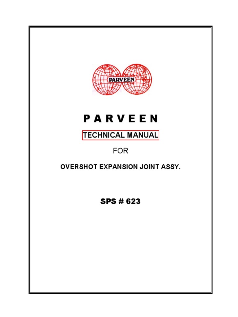 Manual For Overshot Expansion Joint PDF | PDF