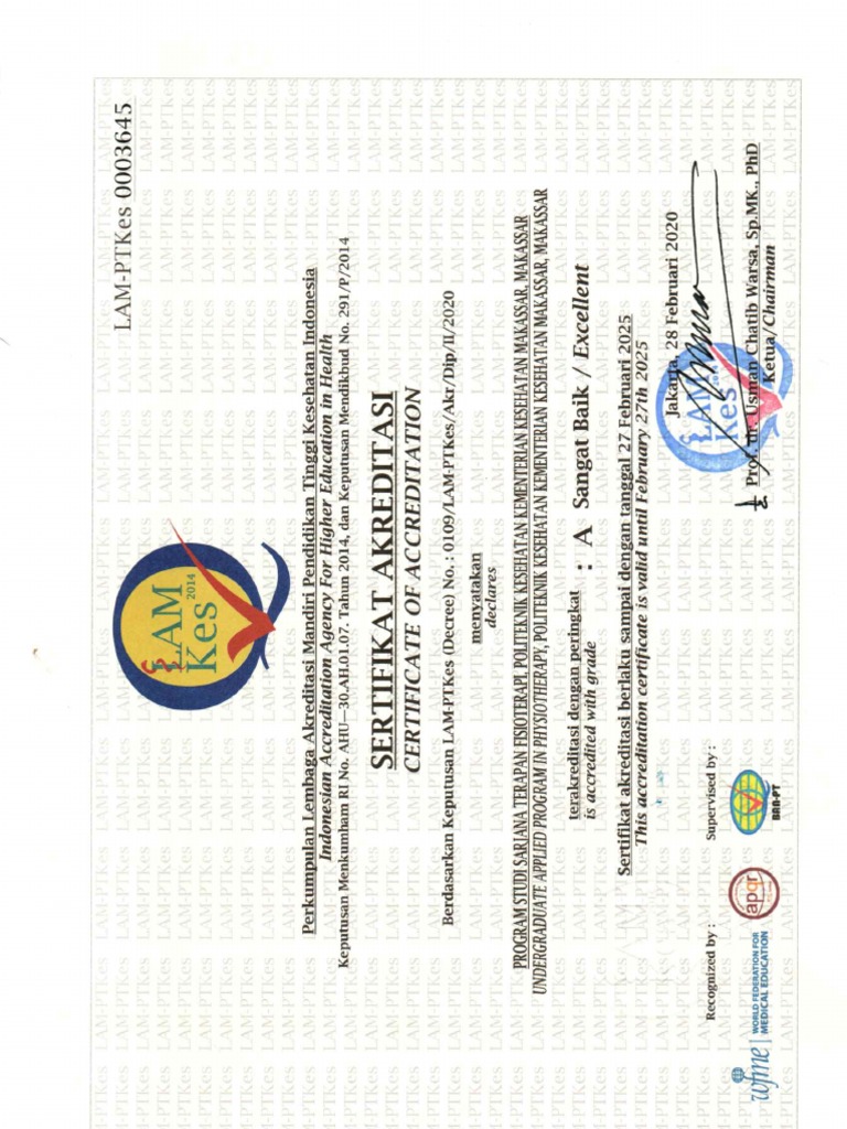 Piagam Akreditasi Diploma IV PDF | PDF