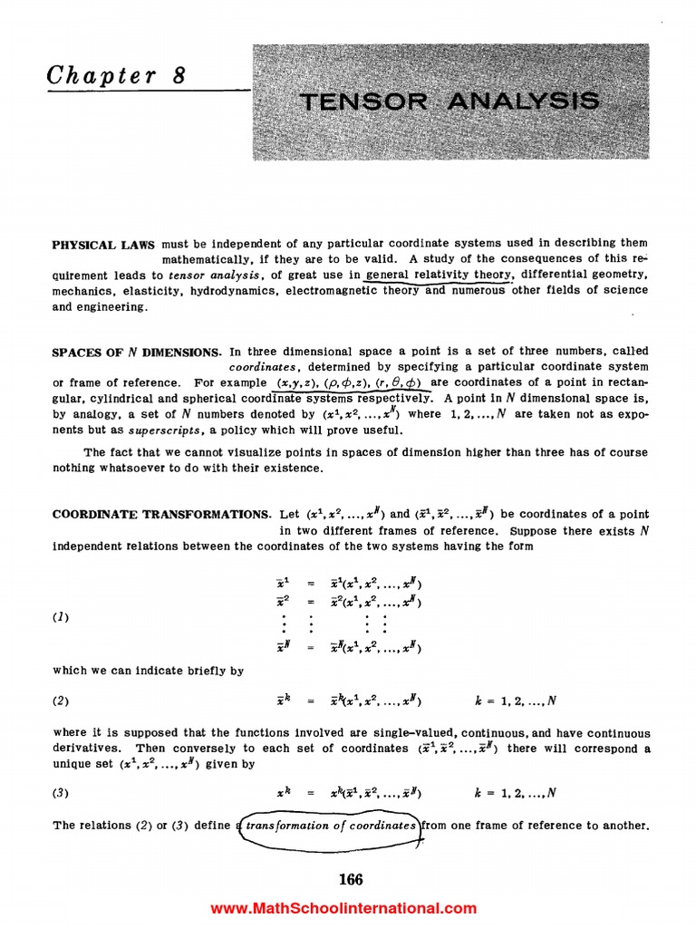 11 Tensor-Analysis 1587396919 PDF | PDF