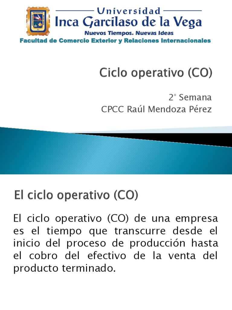 2_3 ciclo operativo | PDF