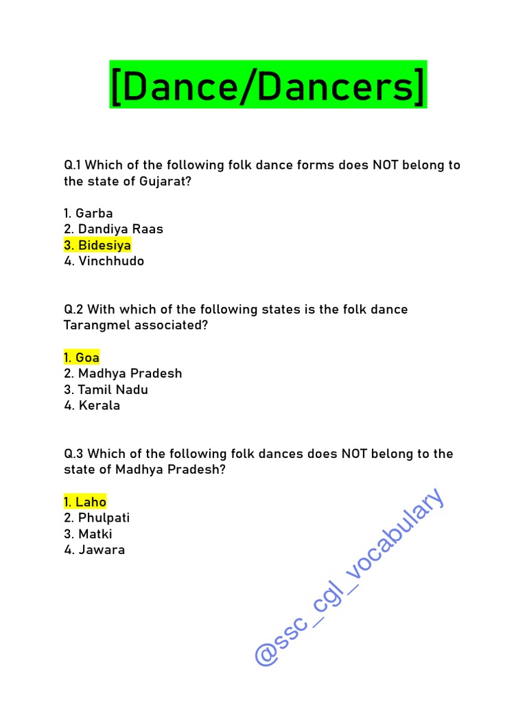 Festivals PDF | PDF | Dances | Concert Dance