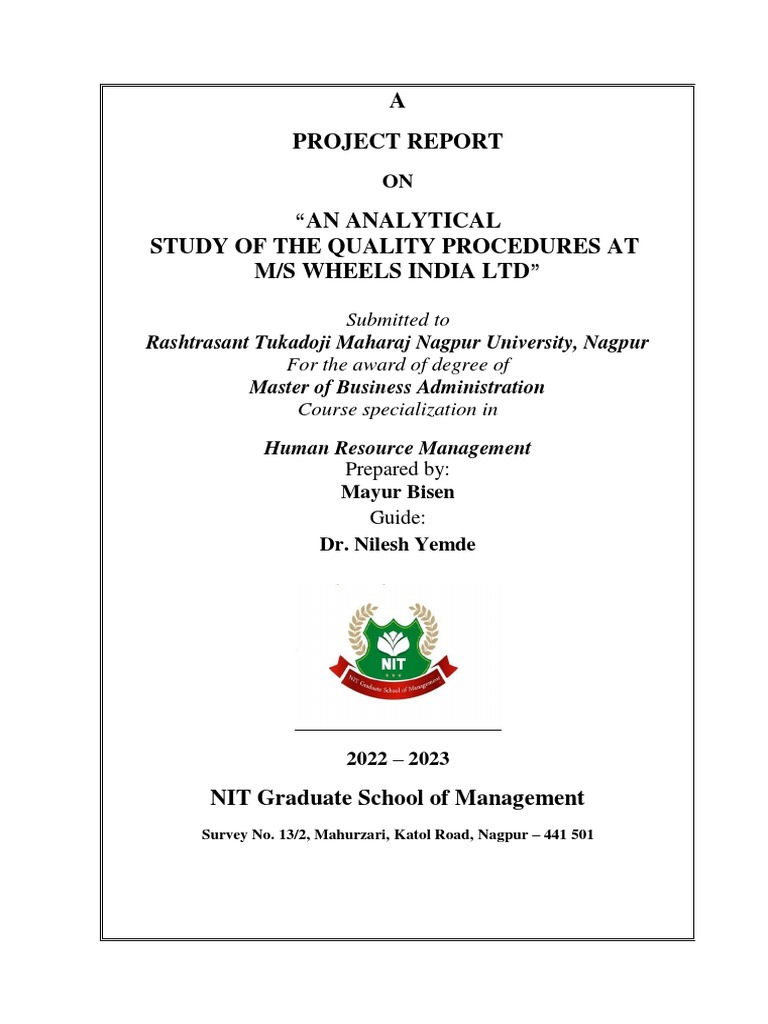 Mayur Merged PDF | PDF | Master Of Business Administration