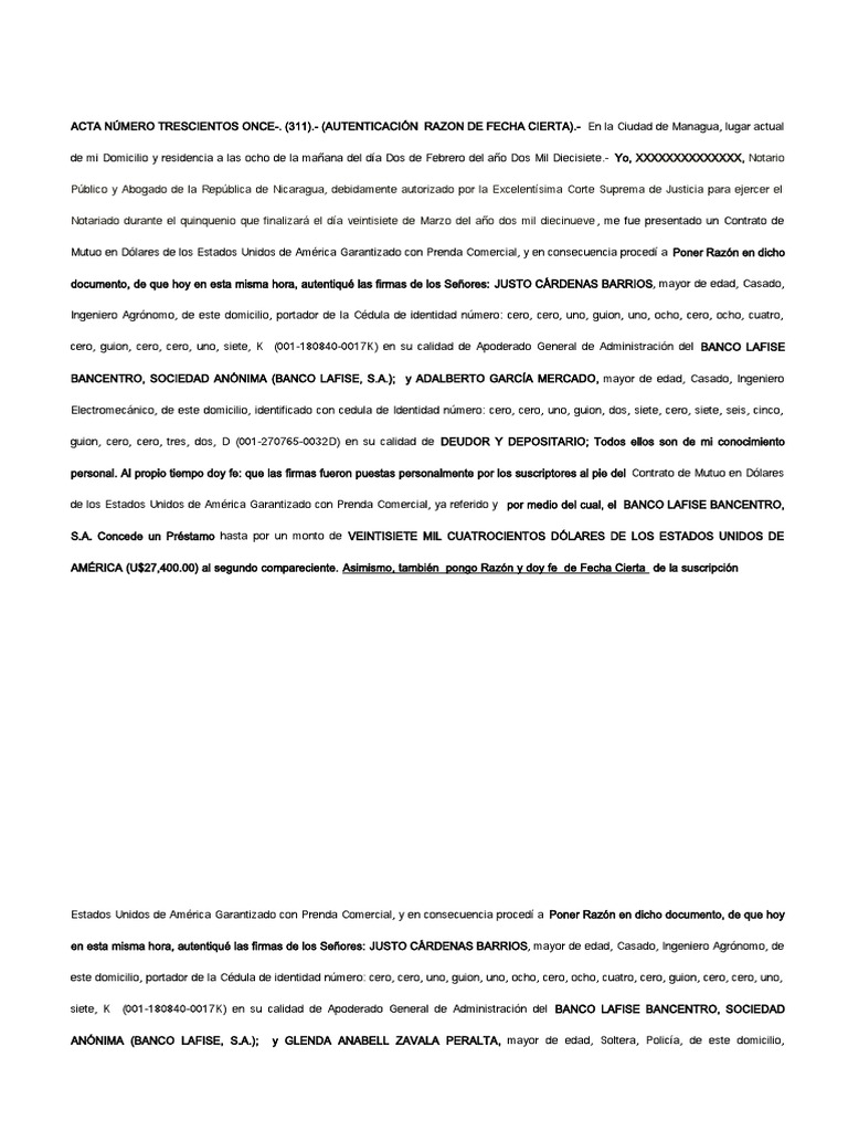 Acta de Fecha Cierta | PDF Acta de Fecha Cierta | PDF