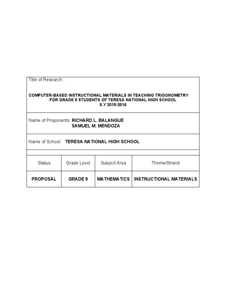 Action Research Final | PDF