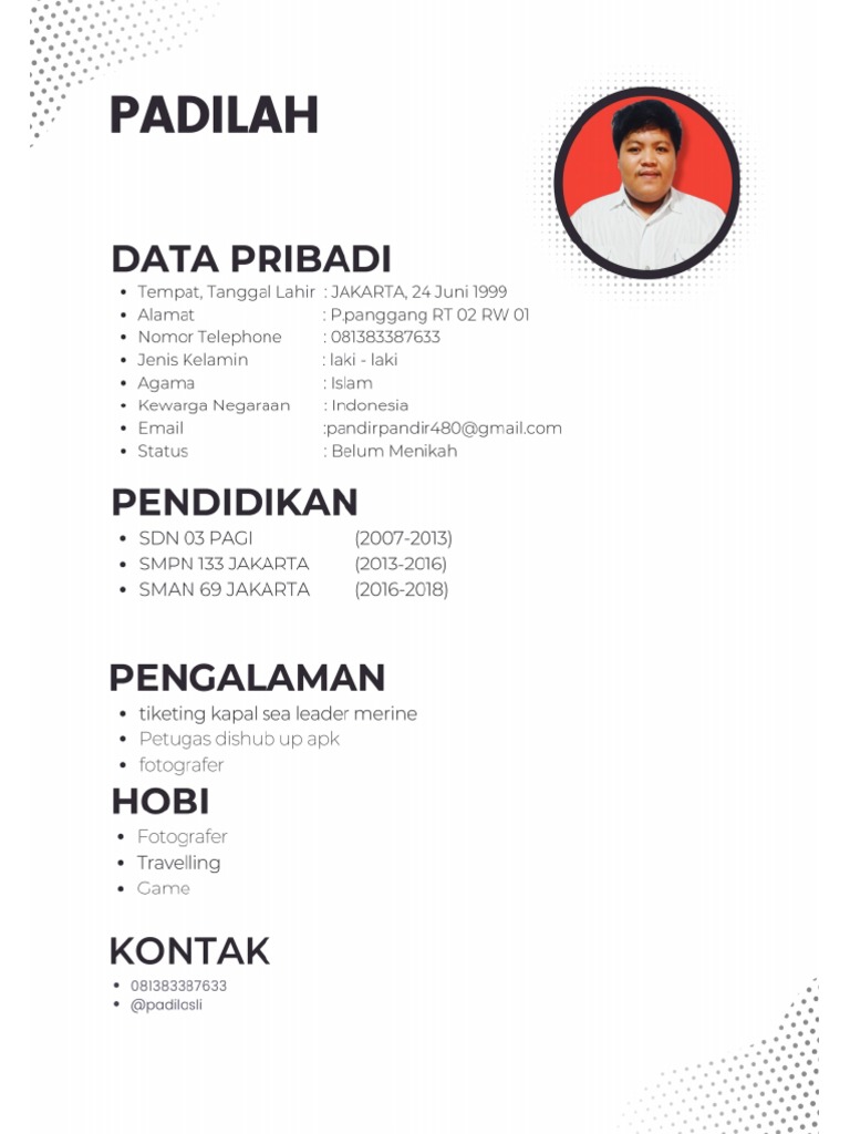 CV Padil PDF | PDF
