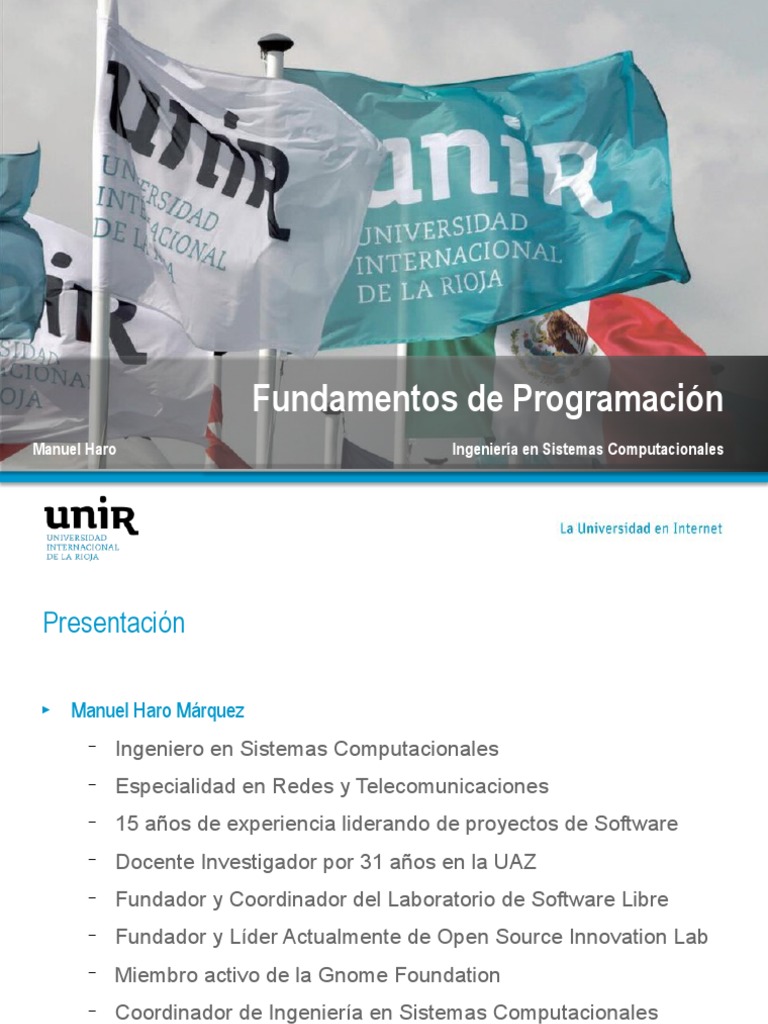 Fundamentos de La Programacion PDF | PDF | Programa de computadora | Programación