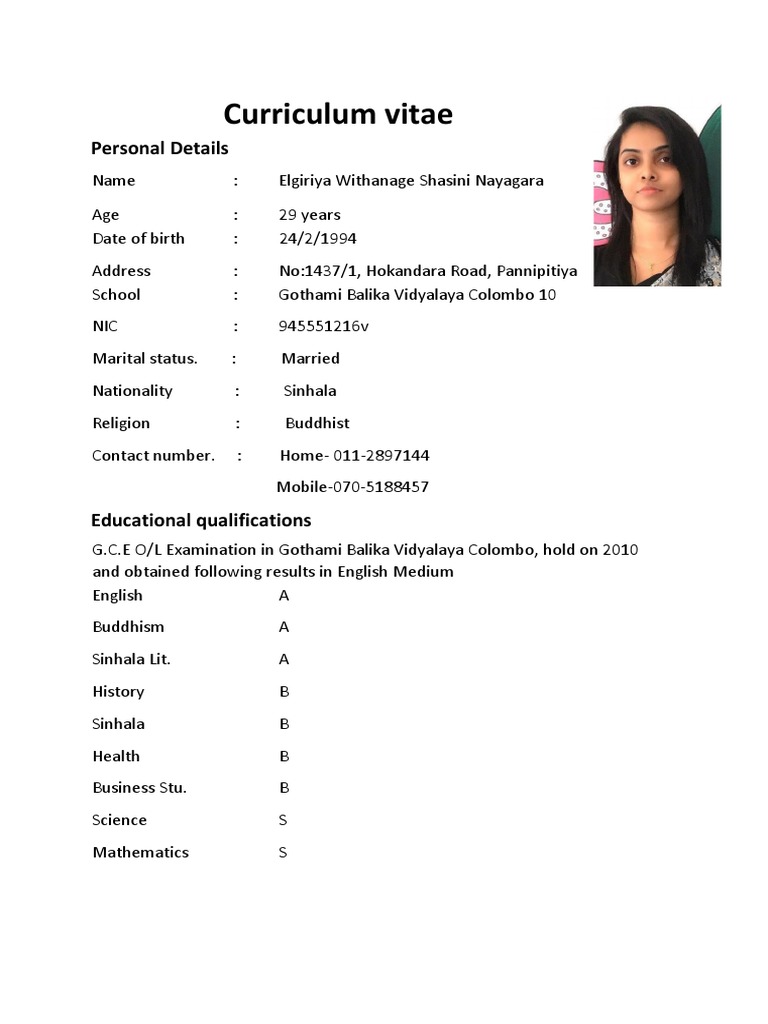 Curriculum Vitae - Copy 458 PDF | PDF