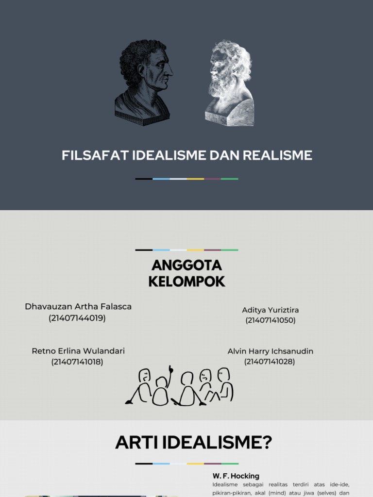Kelompok 3 Filsafat Sejarah - Filsafat Idealisme Dan Realisme PDF | PDF