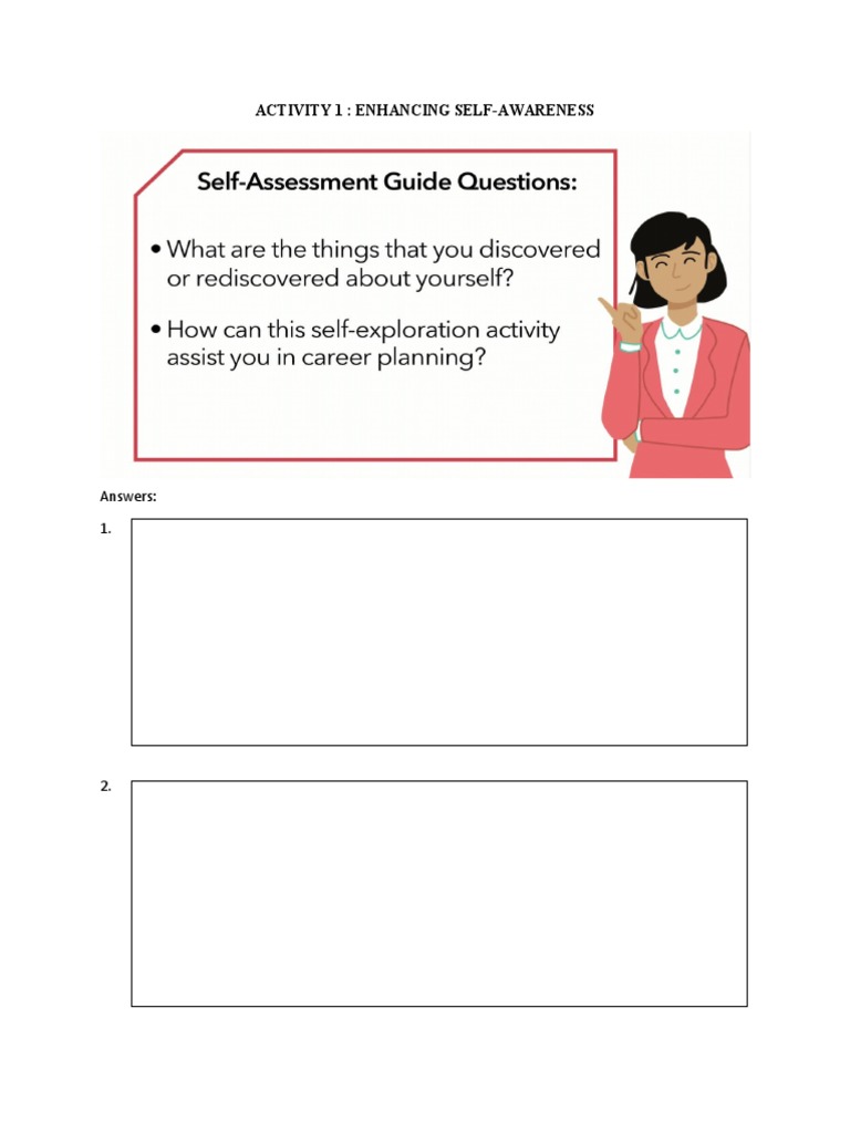 Enhancing Self-Worth Through Activities | PDF