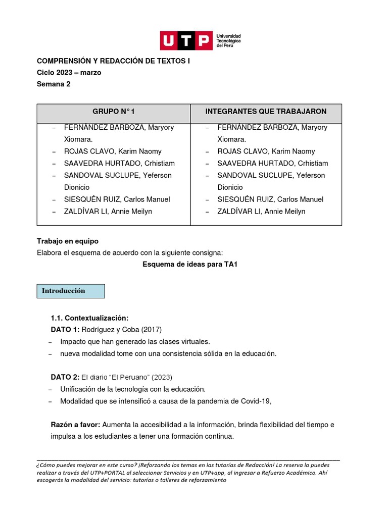 S.02 Formato de Esquema de Producción Ta1 PDF | PDF