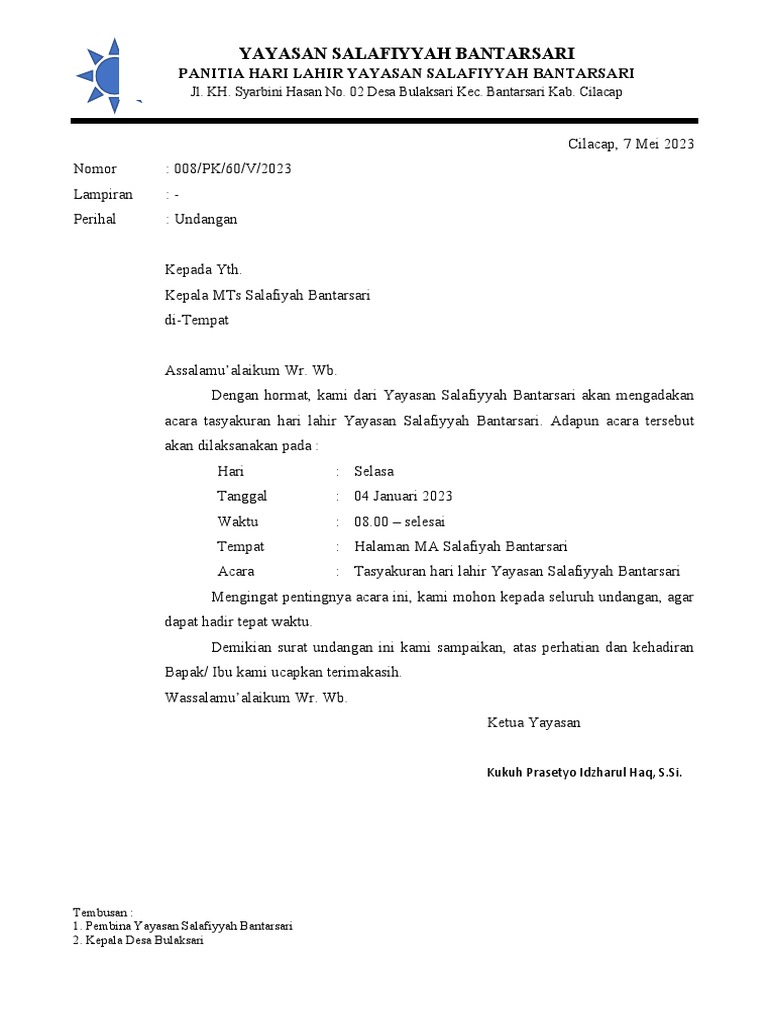 1.1 Lampiran Soal Microsoft Word Atau Contoh Surat | PDF