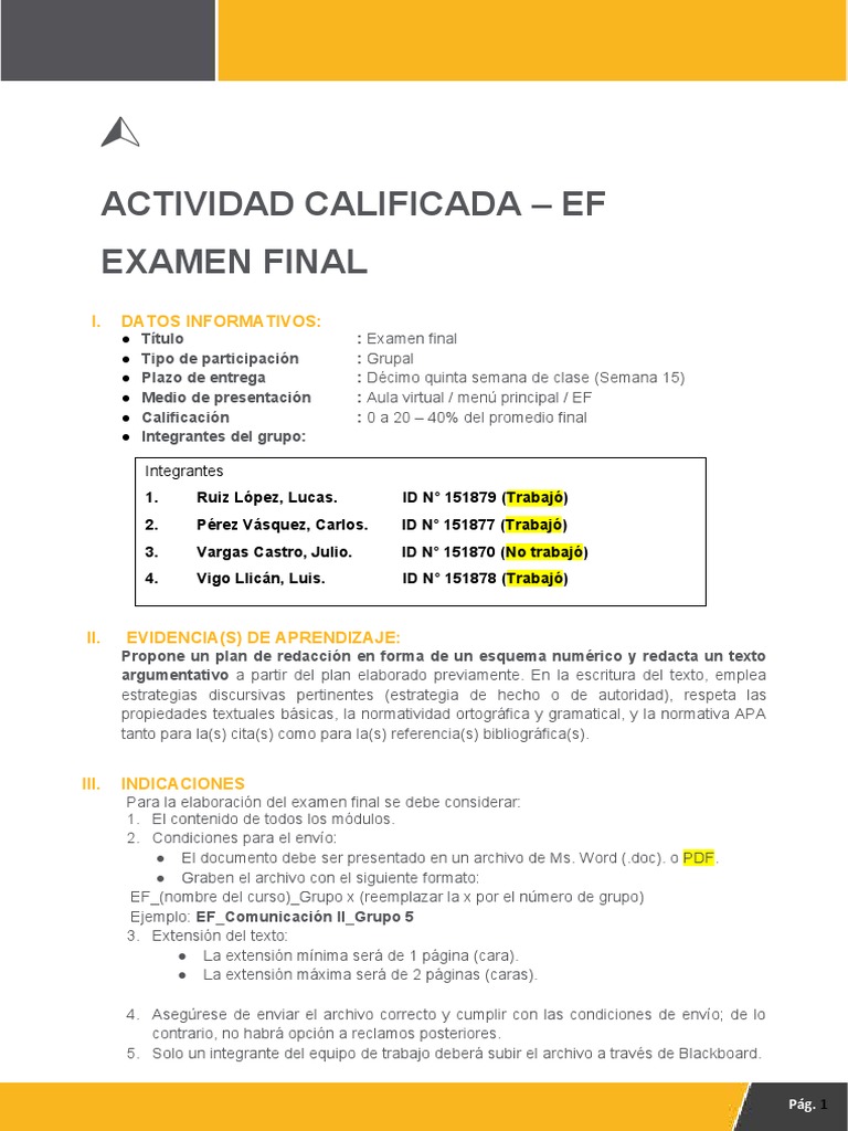 Modelo de EF | PDF