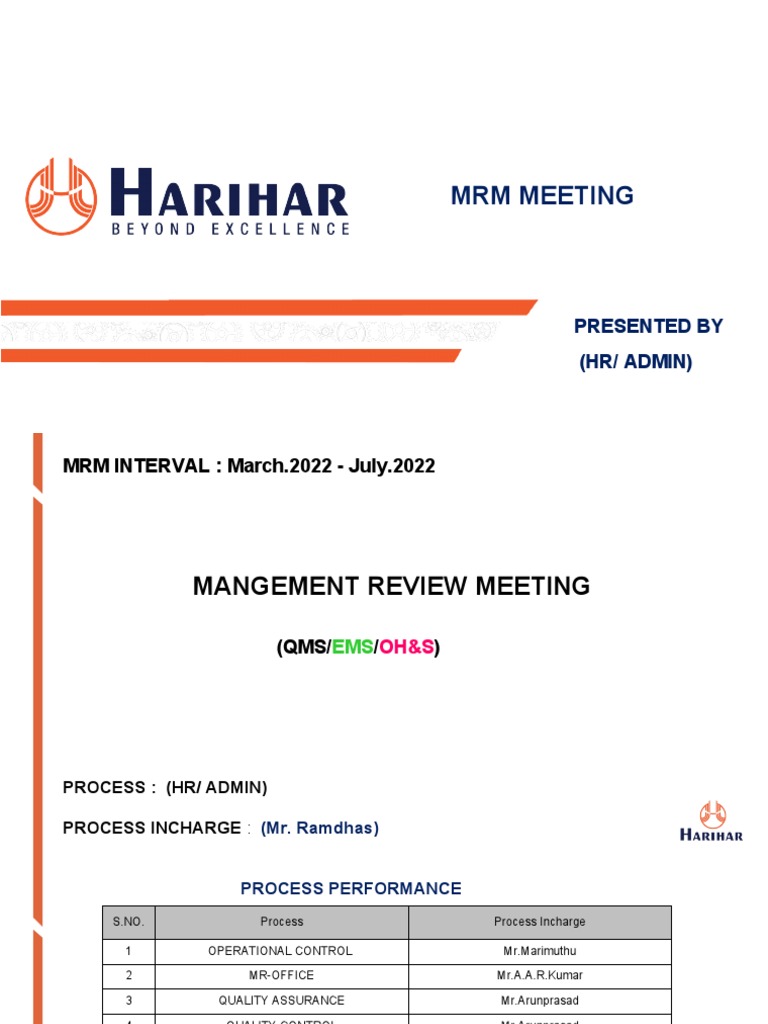 MRM Meeting Overview: HR Insights | PDF | Economies | Business