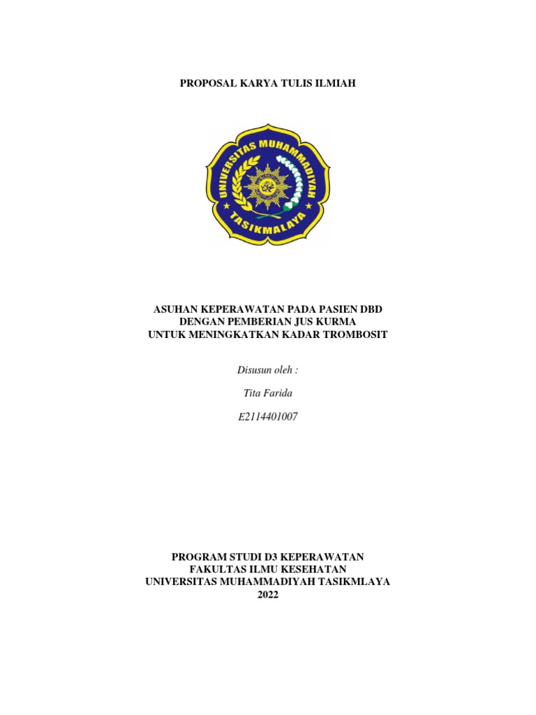 PROPOSAL KTI Tita Farida 1A PDF | PDF