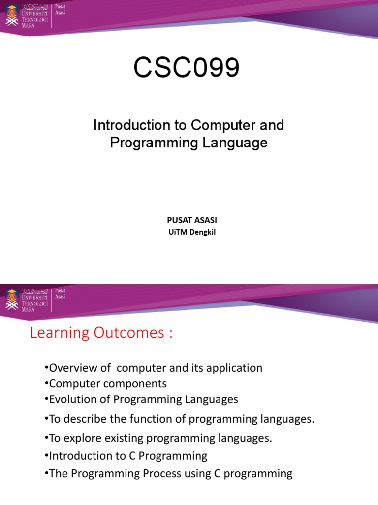 Week 1 Comp Sci PDF | PDF | Assembly Language | Programming