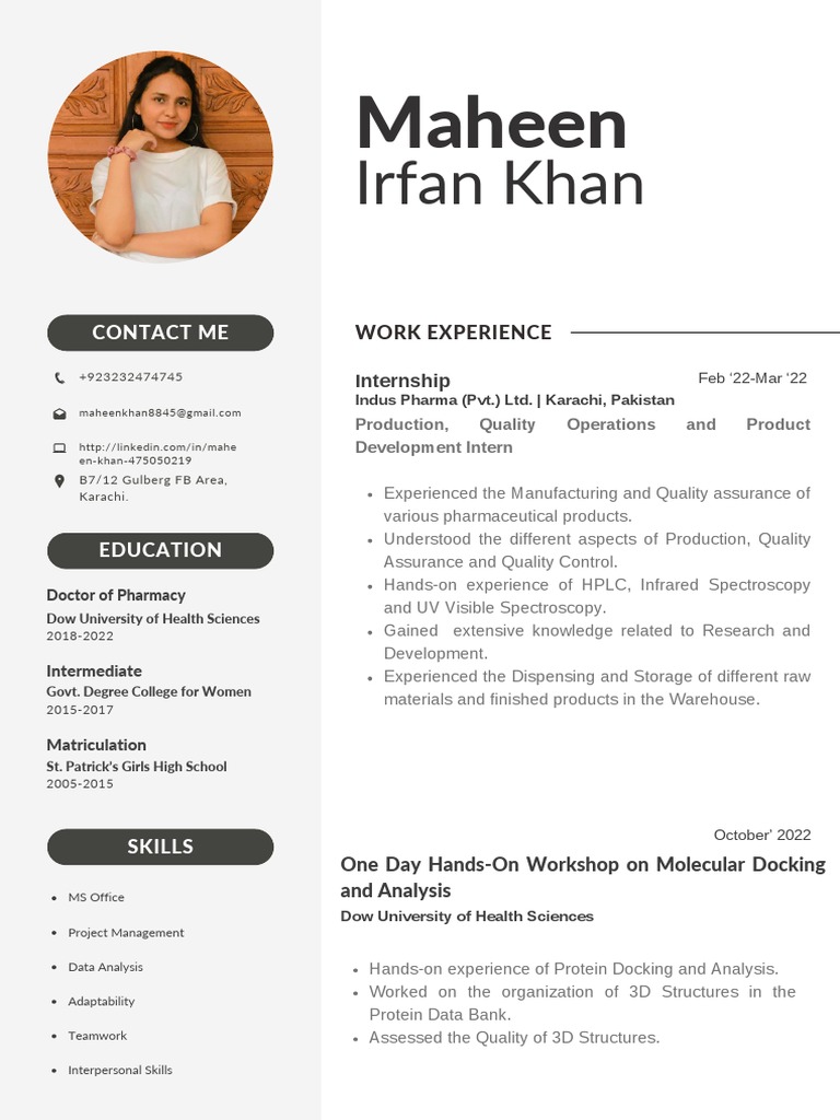 Maheen Khan - Resume | PDF