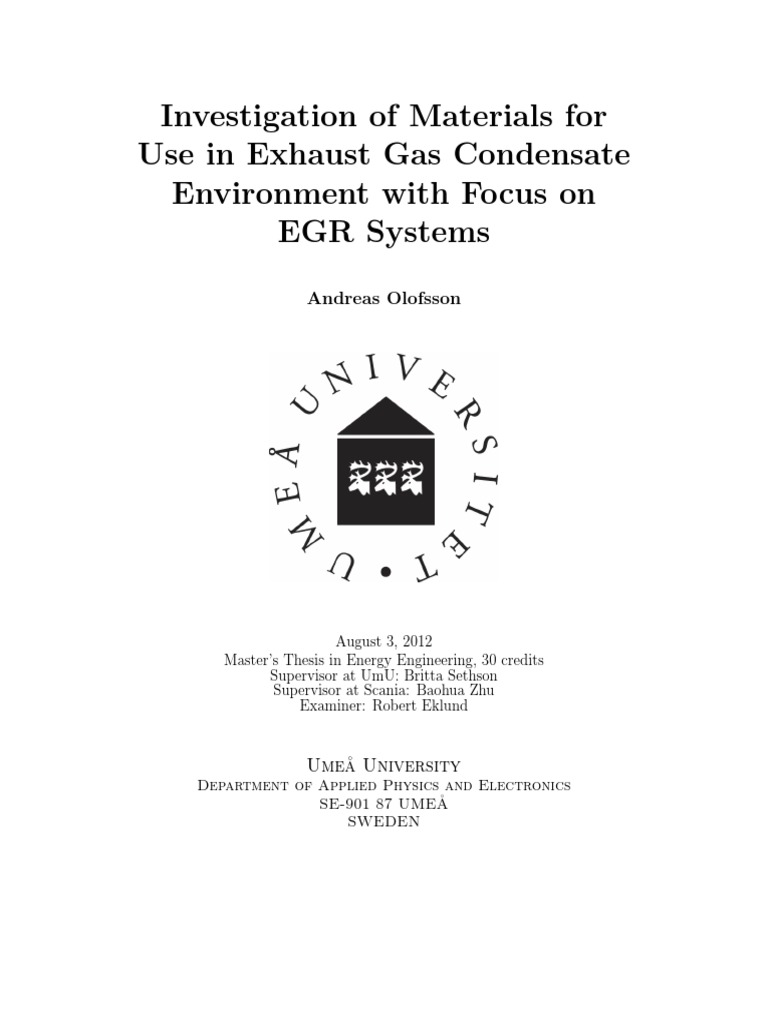 Investigation of Materials For Use in Exhaust Gas Condensate ...