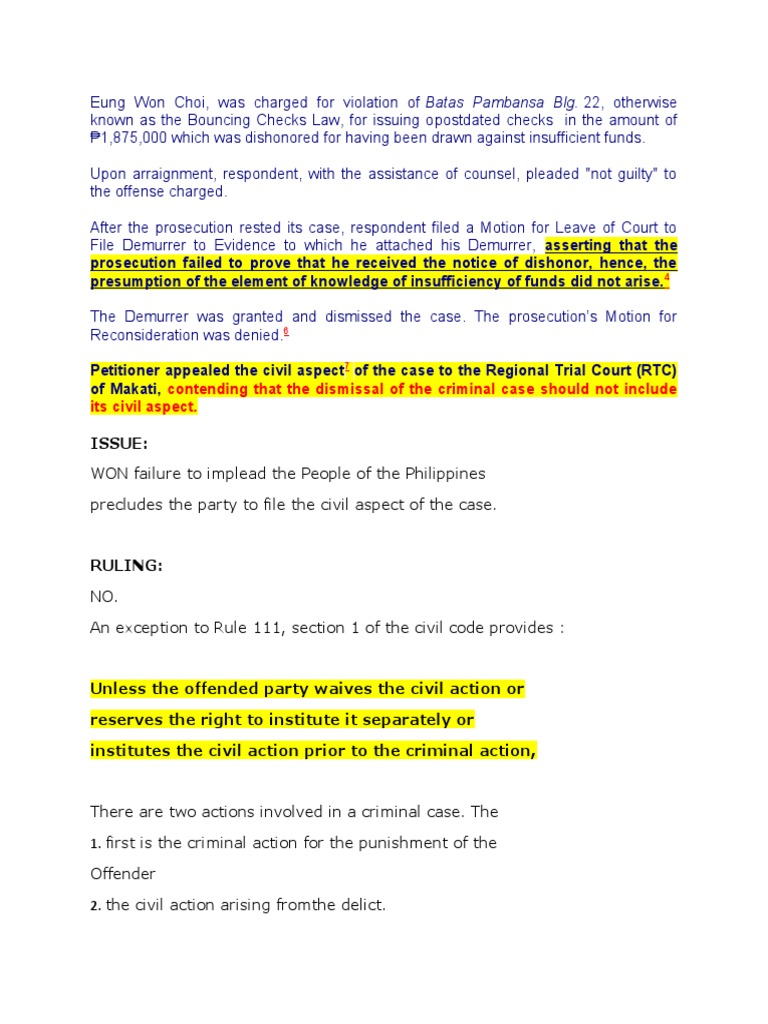 Hyun Yung Park v. Eung Won Choi | PDF