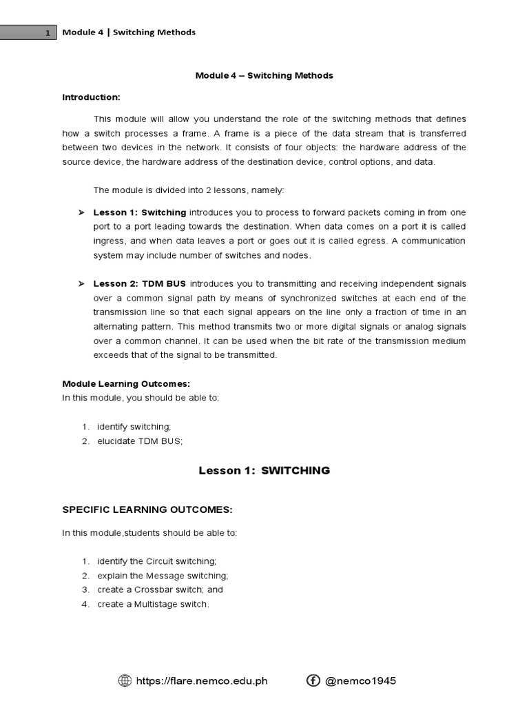 Net 101 - Module 4 - Lesson 1.docx | PDF