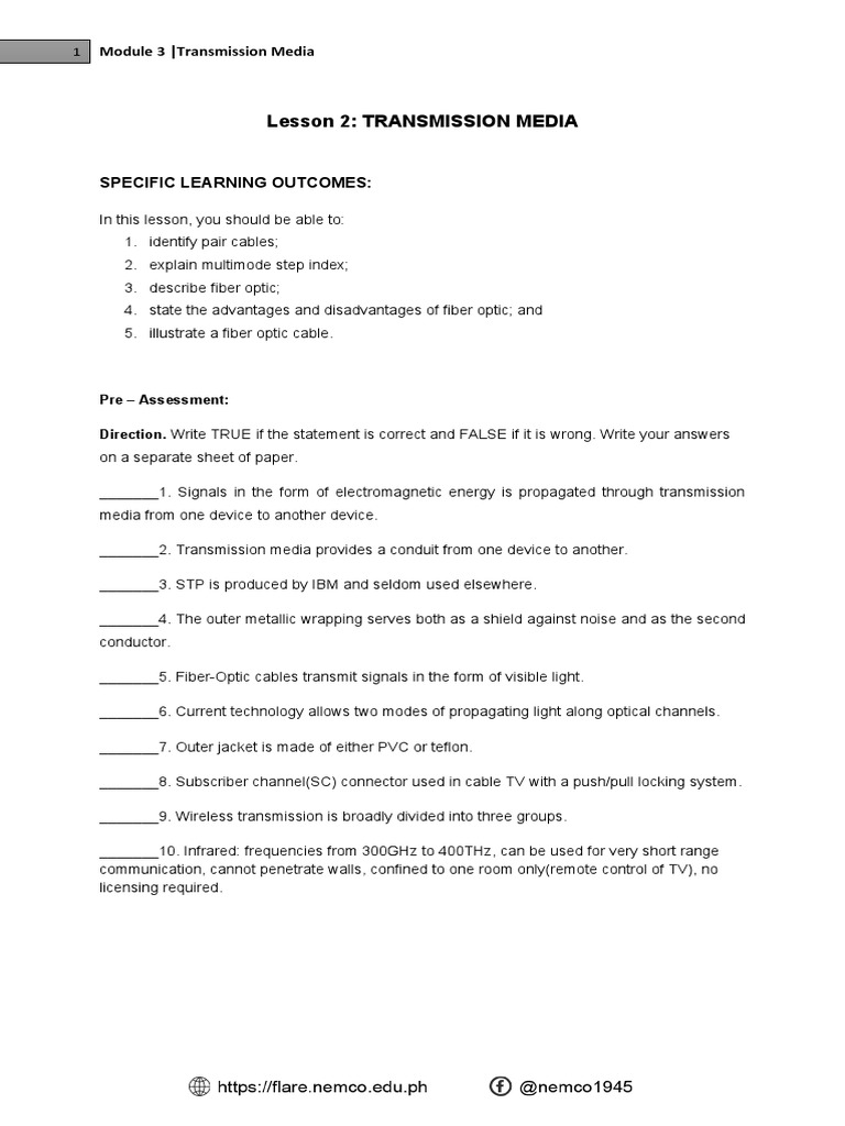 Net 101 - Module 3 - Lesson 2 | PDF