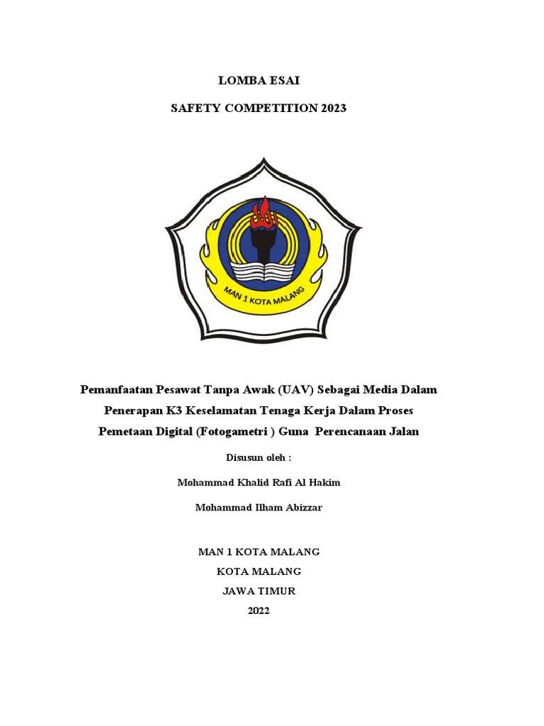 Lomba Esai Safety Competition 2023: Disusun Oleh: Mohammad Khalid Rafi ...