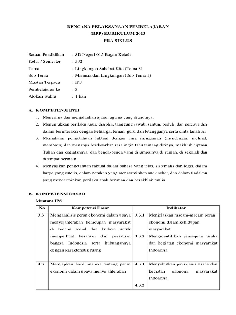 Elvia Khairani - 856482491 - Tugas PKP - RPP Pra Siklus, RPP Siklus 1 Dan RPP Siklus 2 PDF | PDF