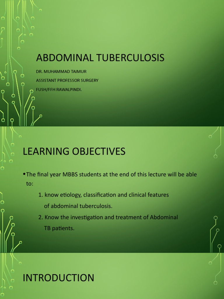 Abdominal Tuberculosis | PDF