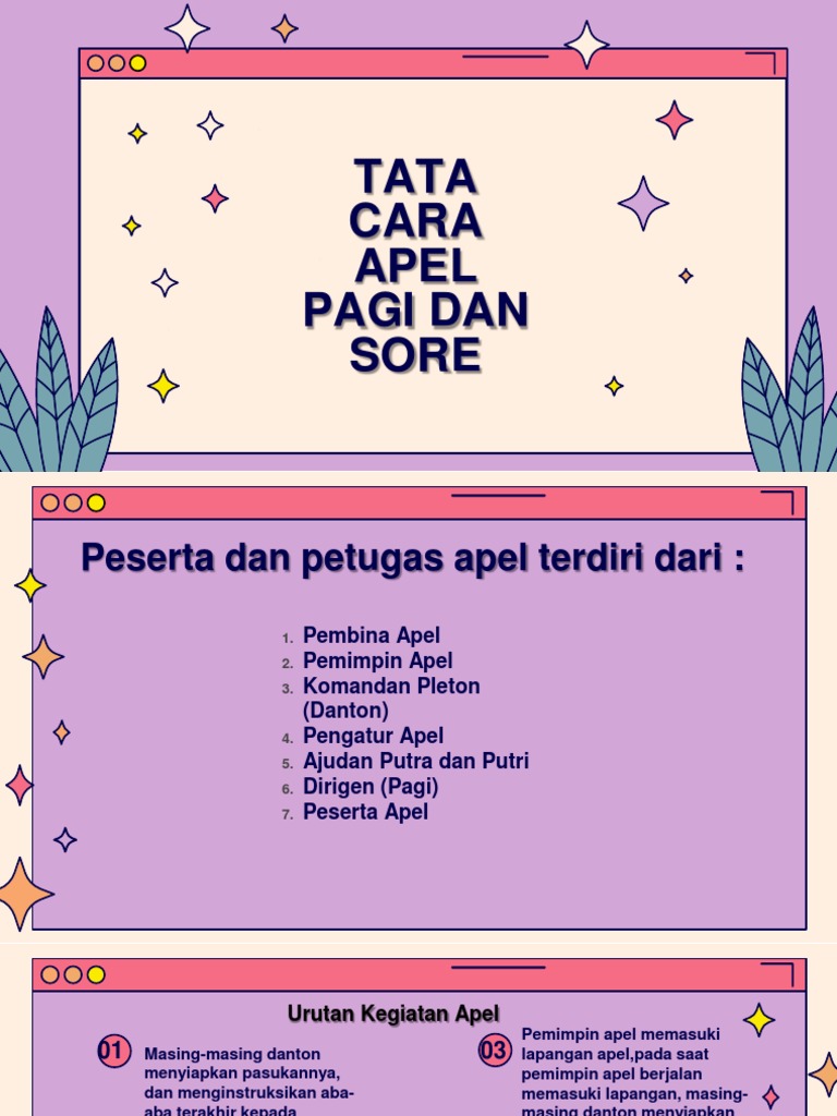 Tata Cara Apel Pagi & Sore PDF | PDF