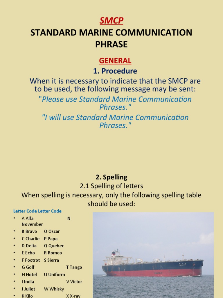 SMCP Power Point | PDF