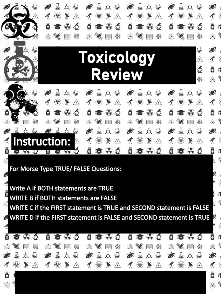 Toxicology Review | PDF