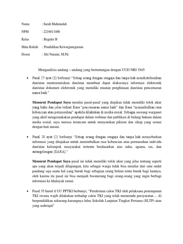 Tugas PKN | PDF | Politik | Ilmu Sosial